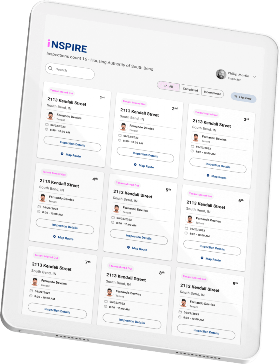 iNSPIRE App - Gilson Housing Partners